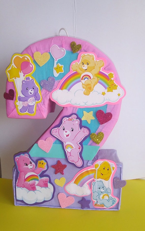 The Care Bears Pinata the Care Bears Number Pinata the Care | Etsy