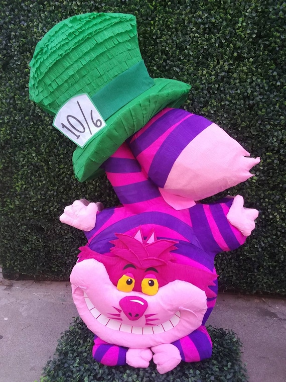 Cheshire Pinata Inspired Alice in Wonderland Party Theme Alice - Etsy