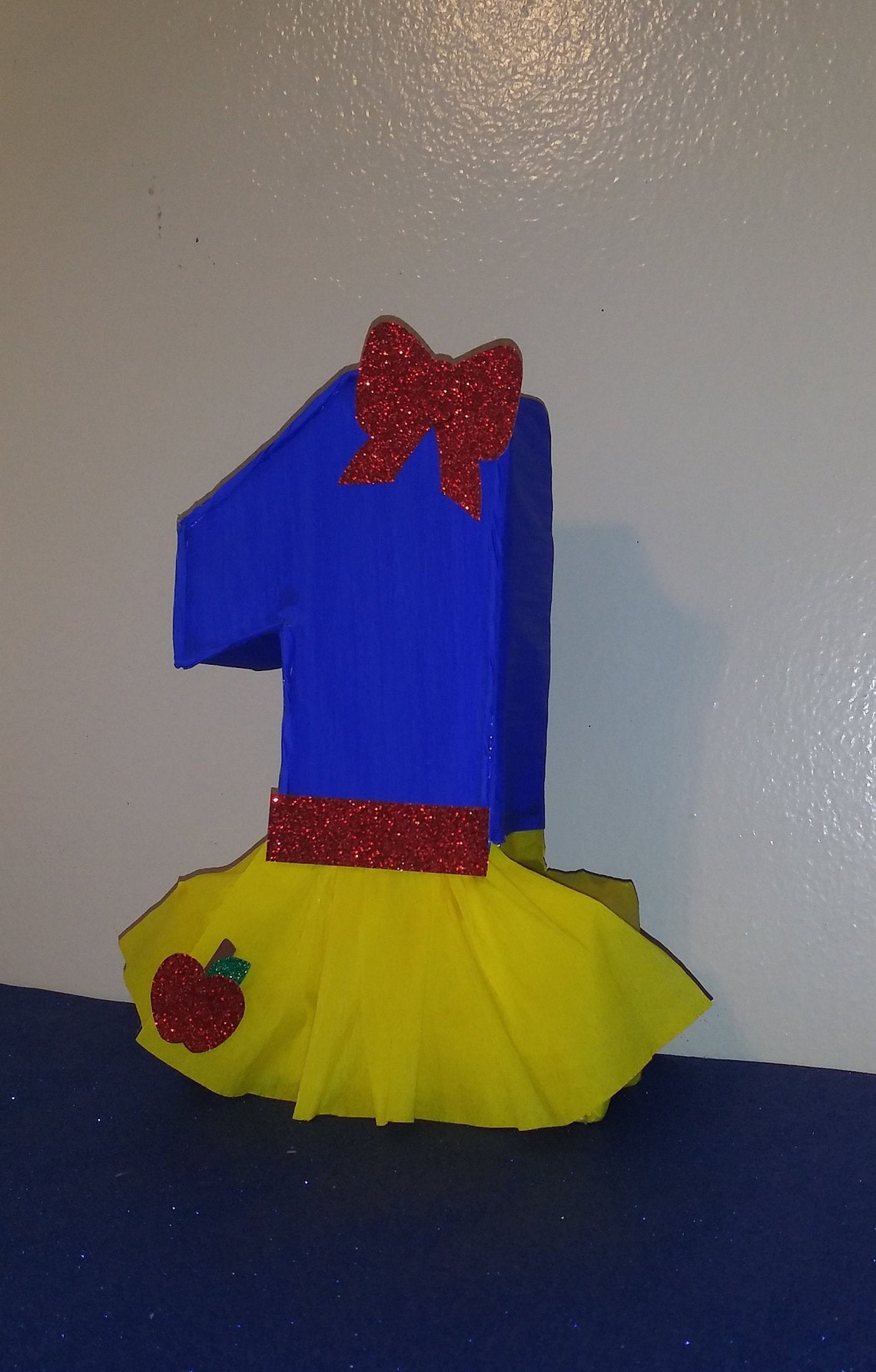 Snow White Number Pinata Snow White Birthday Party Snow | Etsy