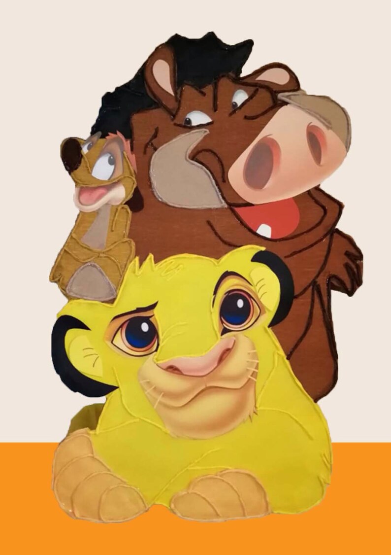 Simba Pinata the Lion King Pinata the Lion King Birthday - Etsy