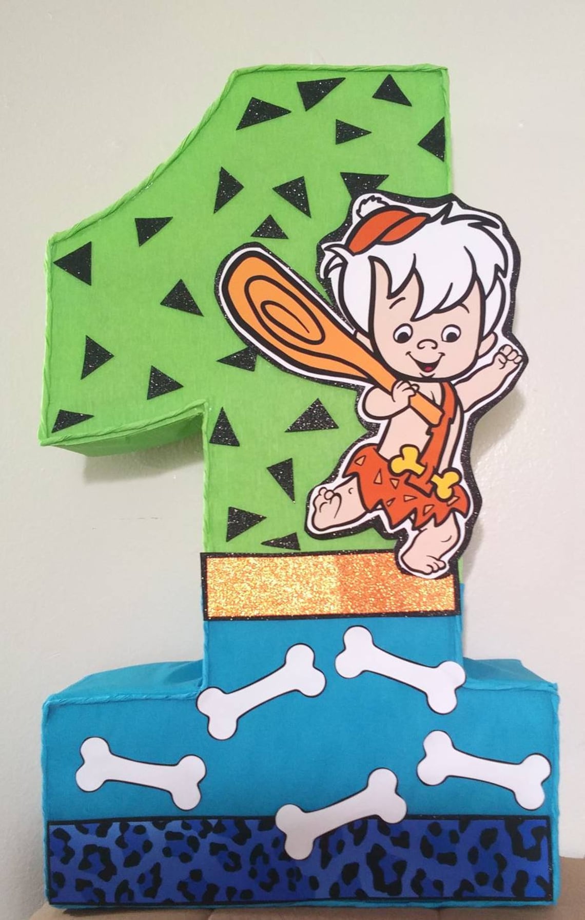 Pebbles Pinata Bam Bam Pinata Inspired Number 1 Pebbles Pinata ...