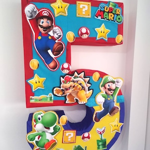 Mario Bros Pinata Inspired Mario Bros Birthday Party Mario Bros ...