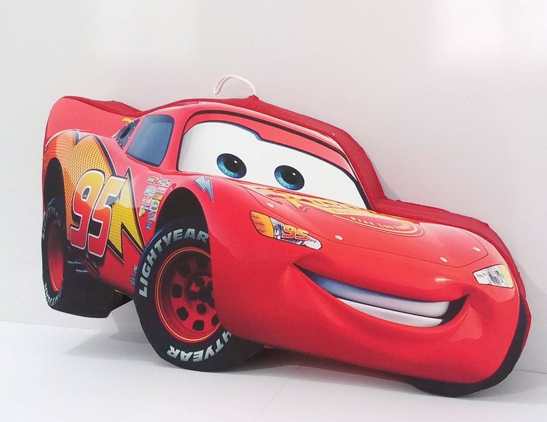 Large Lightning Mcqueen Pinata Mcqueen Party Cars Birthday Party Cars ...