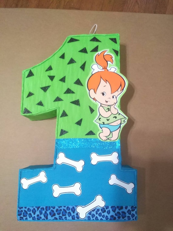 Paper & Party Supplies Party Décor Pebbles pinata inspired bam bam and ...