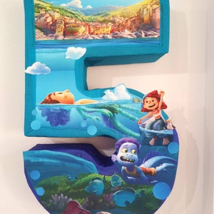 Number 2 Luca Party, Luca Pinata Inspired Luca Birthday Party Lucca ...