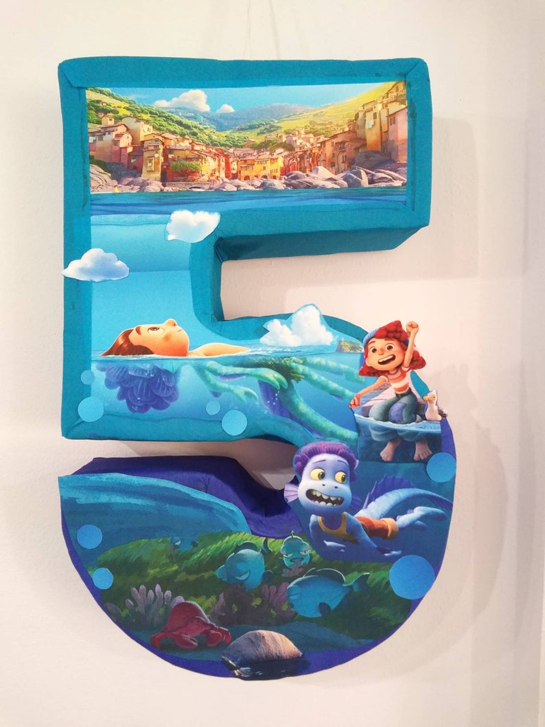 Number 2 Luca Party Luca Pinata Inspired Luca Birthday Party - Etsy