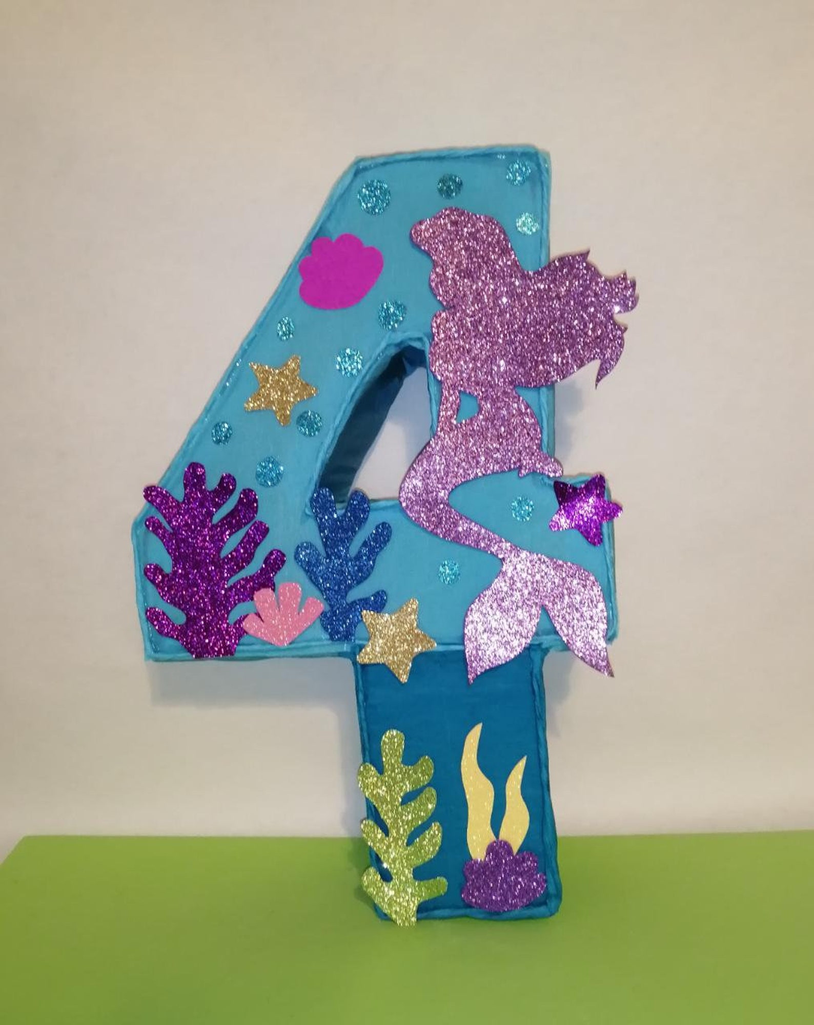 The Little Mermaid Pinata, the Little Mermaid Birthday Party, Mermaid ...