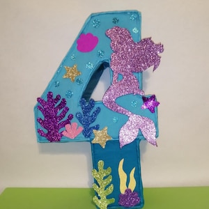 The Little Mermaid Pinata, the Little Mermaid Birthday Party, Mermaid ...