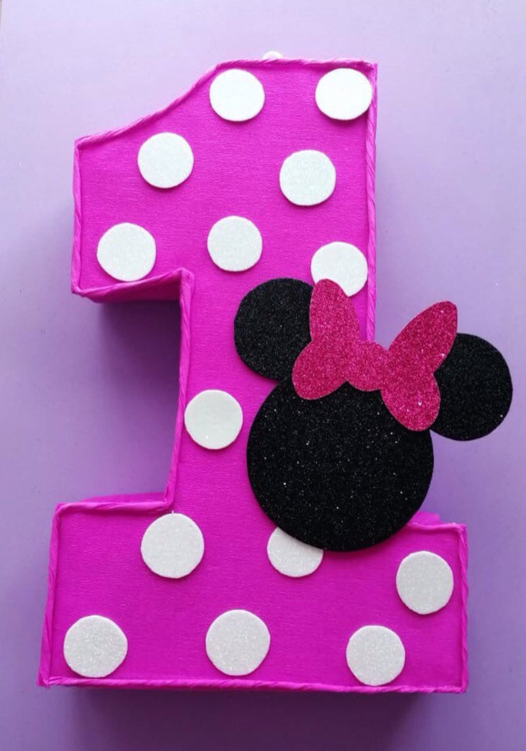 Minnie Mouse Number Pinata Minnie Mouse Birthday Party Minnie Mouse ...