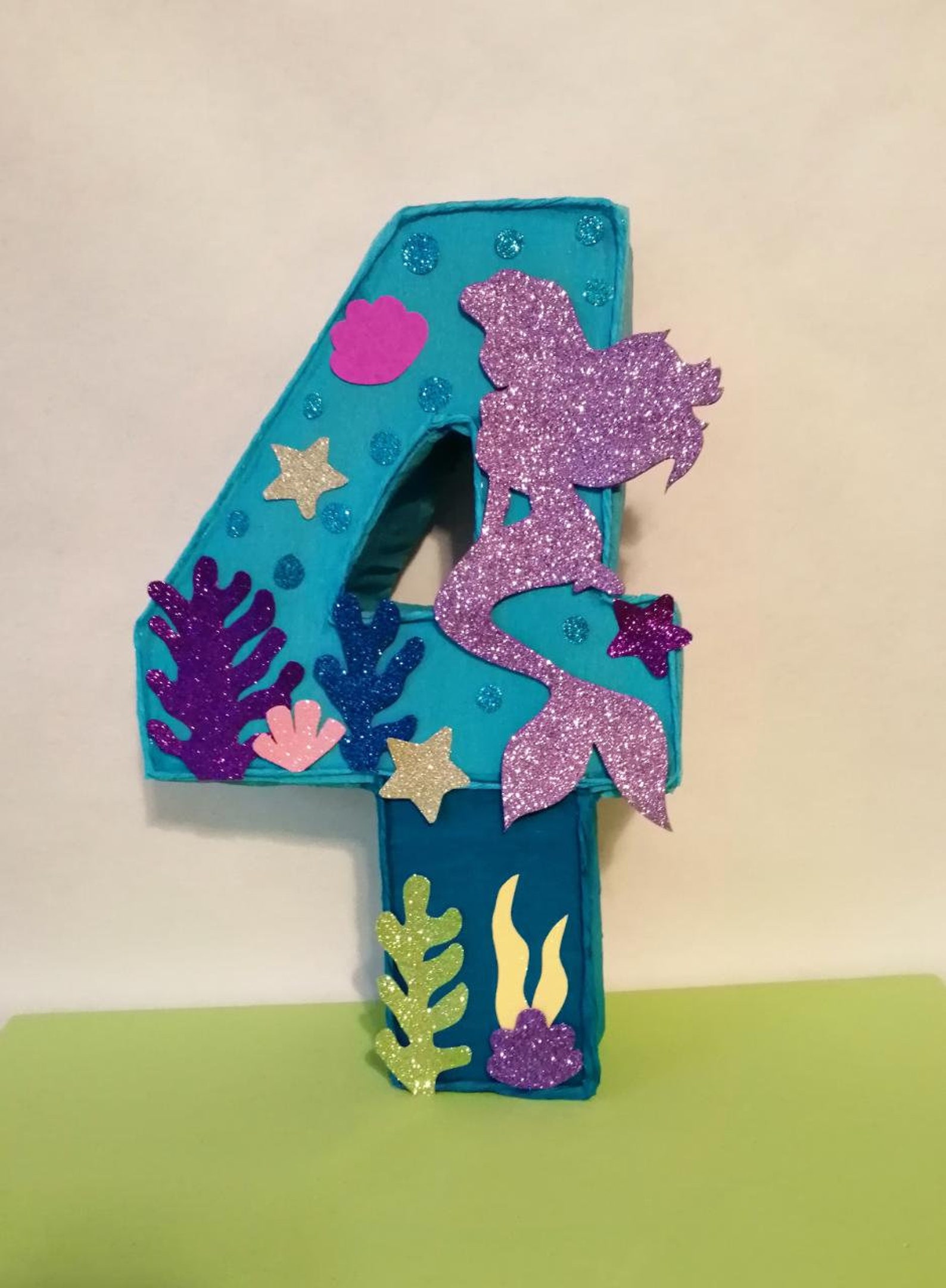 The Little Mermaid Pinata, the Little Mermaid Birthday Party, Mermaid ...