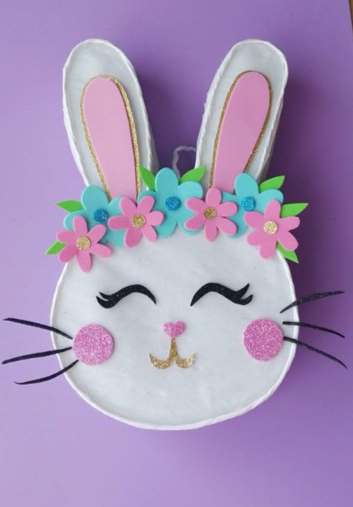 Big Easter Bunny Pinata Bunnies Party Easter Bunny Pinata | Etsy