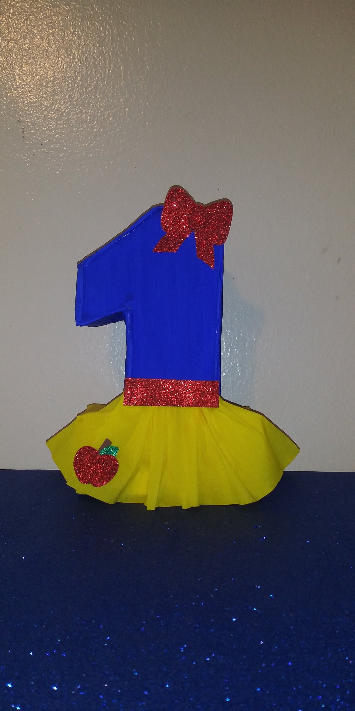 Snow White Number Pinata Snow White Birthday Party Snow | Etsy