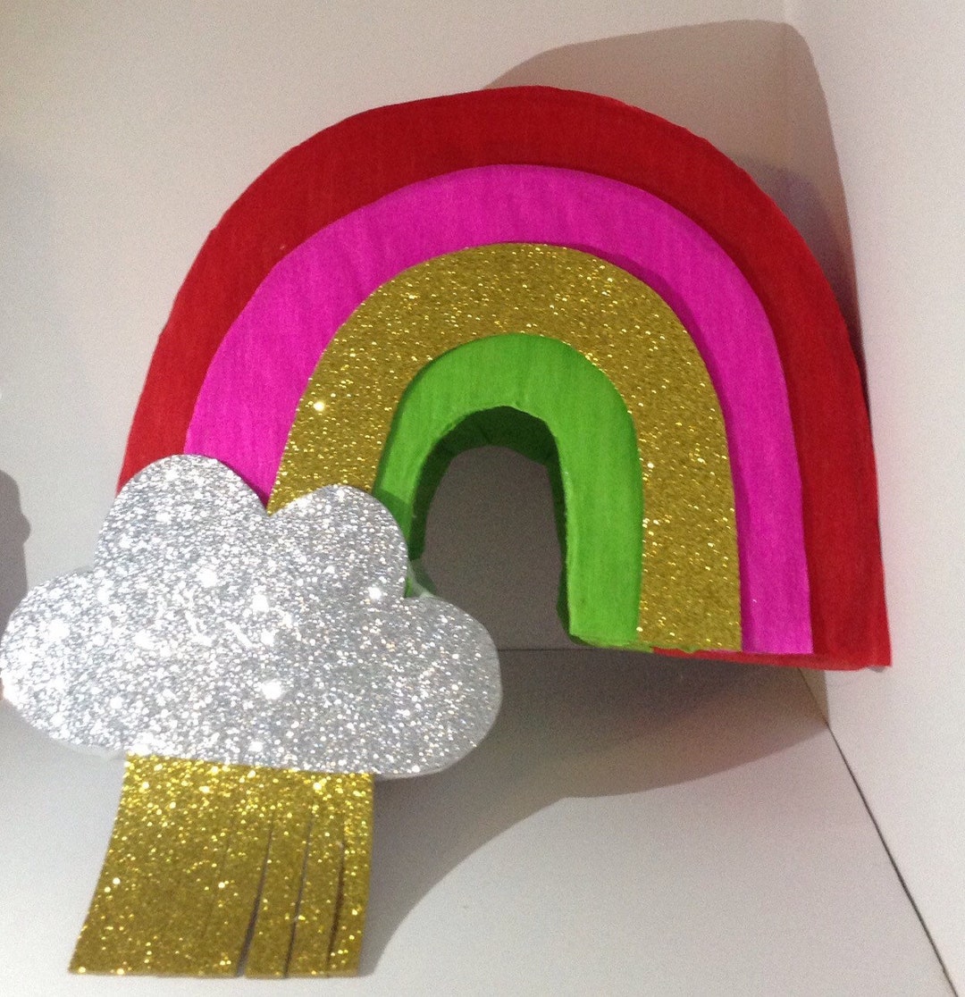 Colorful Rainbow Pinata, Colorful Pinata, Princess Unicorns Birthday ...
