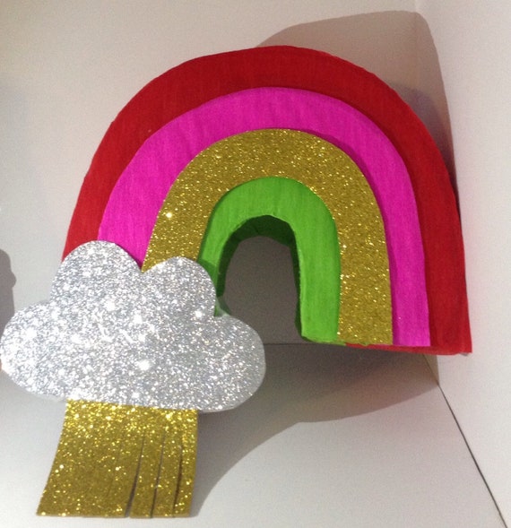 Colorful Rainbow Pinata Colorful Pinata Princess Unicorns - Etsy