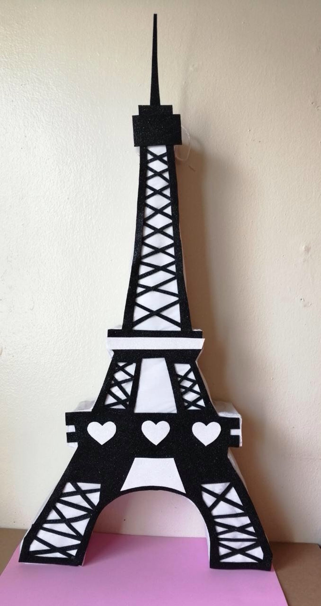 Black and White Eiffel Tower Pinata, Eiffel Tower Pinata, Eiffel Tower ...