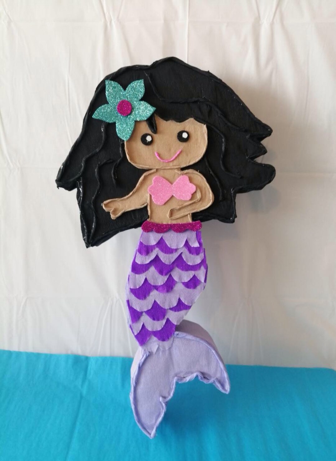 African American Mermaid Pinata Mermaid Birthday Party, Mermaids Pinata ...