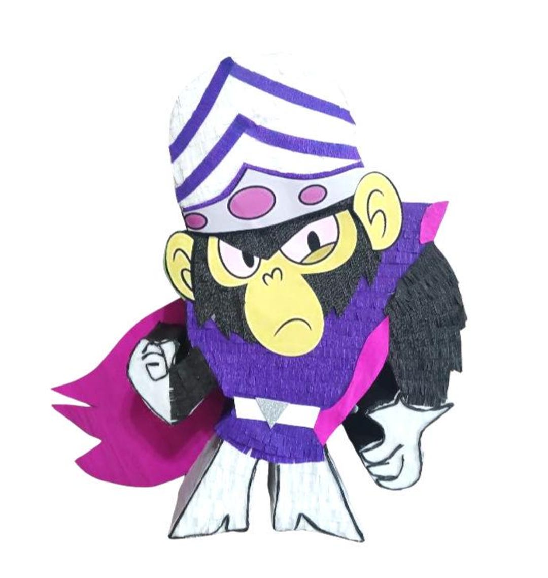 Mojo Jojo Pinata Mojo Jojo Super Villain Pinata Powerpuff Girl Birthday ...