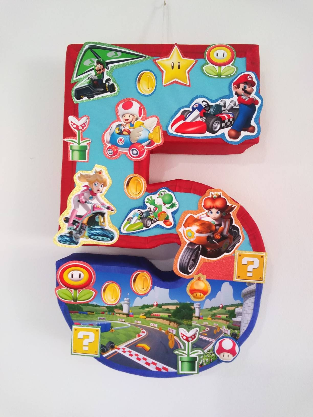 Mario Bros Pinata Inspired Mario Bros Birthday Party Mario Bros ...
