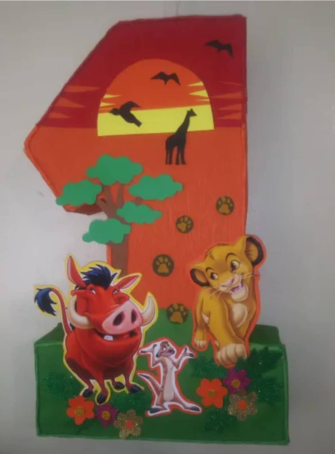 The Lion King Pinata, the Lion King Birthday Party, Simba Timon and ...