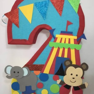 Circus Pinata Circus Party Decorations Circus Birthdaarty Circus ...