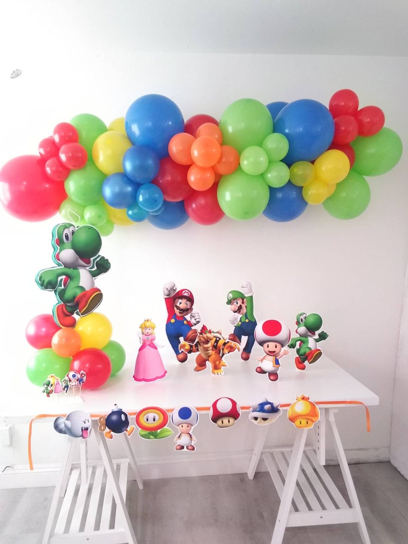 Mario Bros Super Kit Perfect to Decorate Your Party Mario Bros - Etsy