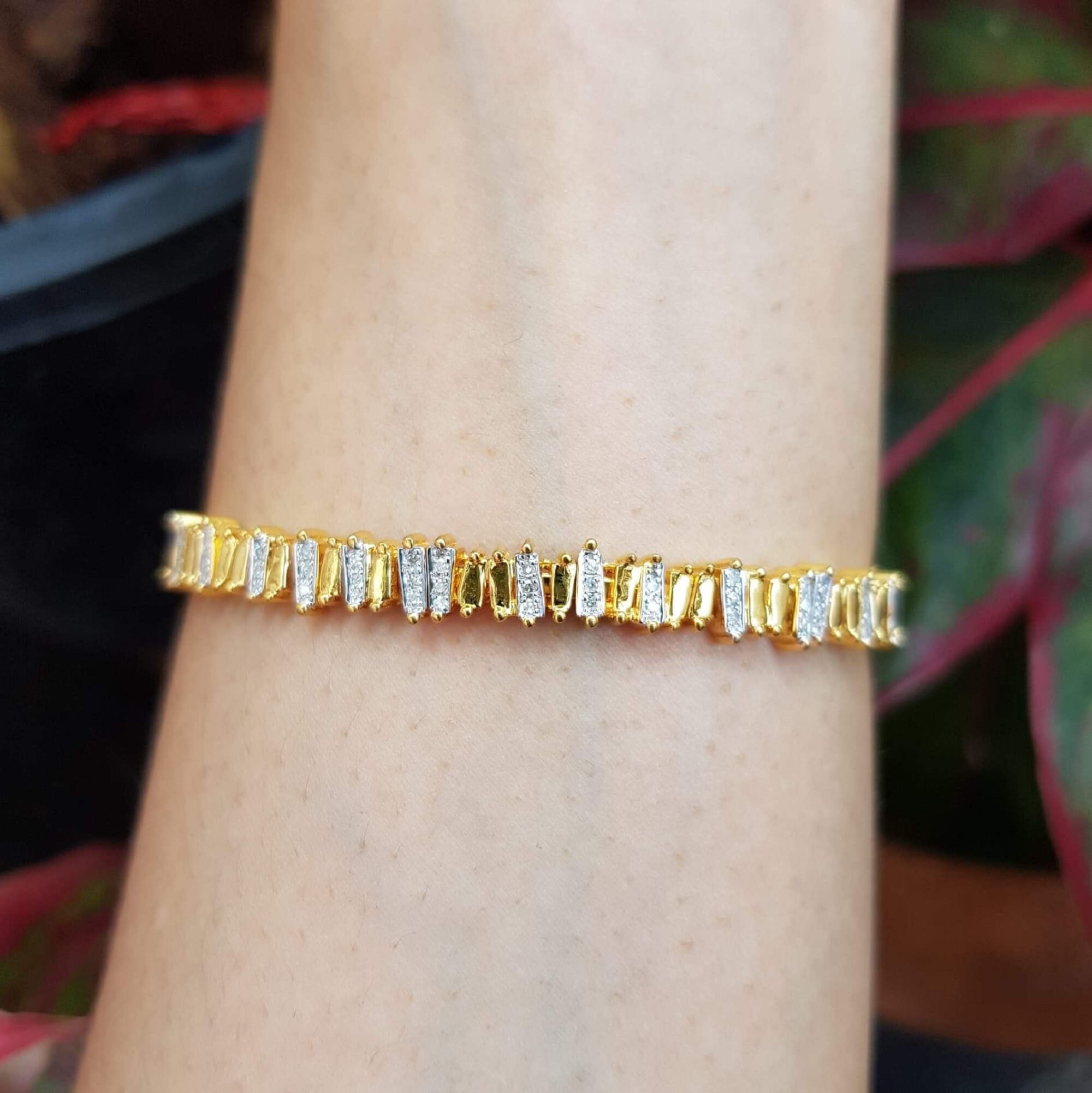 Diamond Bangle Unique Diamond Bangle Unique Gold Natural Diamond Best ...