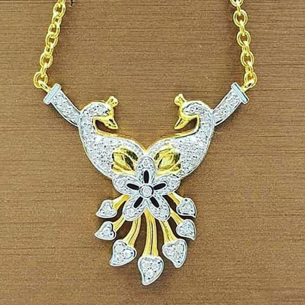 Peacock Necklace - Etsy