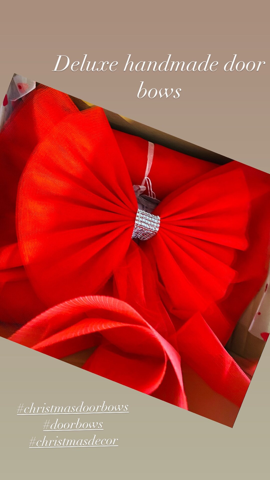 Giant Red Bow, Party Decor Christmas Decorations Door Wreath - Etsy