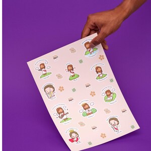 Cute Jesus Stickers for Bible Journaling & Planners - Etsy