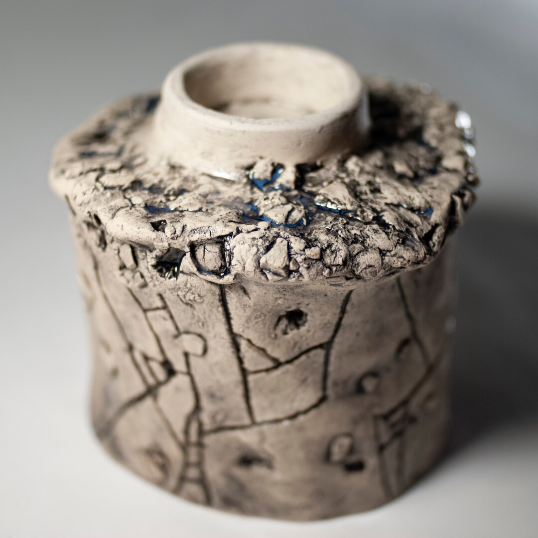 Rdo: Rocky Bowl. Geometrical Tea Handmade Ceramic Asymmetric Handly Cup ...