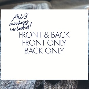 3001 FRONT and BACK Mockup, 3001 MAROON Mockup, Back of Shirt Mockup ...