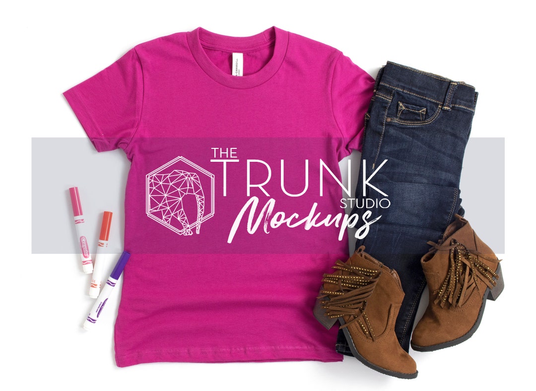 3001Y BERRY Mockup Bella Canvas Kids Mockup Berry Mockup - Etsy