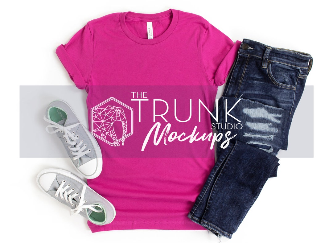 Bella Canvas 3001 Berry Mockup, Bella Canvas Berry Mockup, 3001 Mockup ...