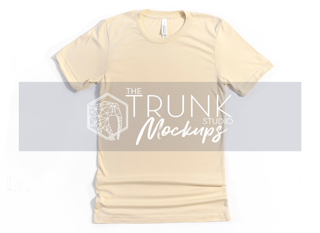 3001 SOFT CREAM Mockup, 3001 Mockup Soft Cream, Bella Canvas Soft Cream ...