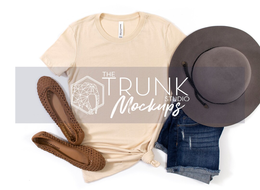 SOFT CREAM 6004 Mockup, 6004 Mockup Soft Cream, Bella Canvas 6004 ...