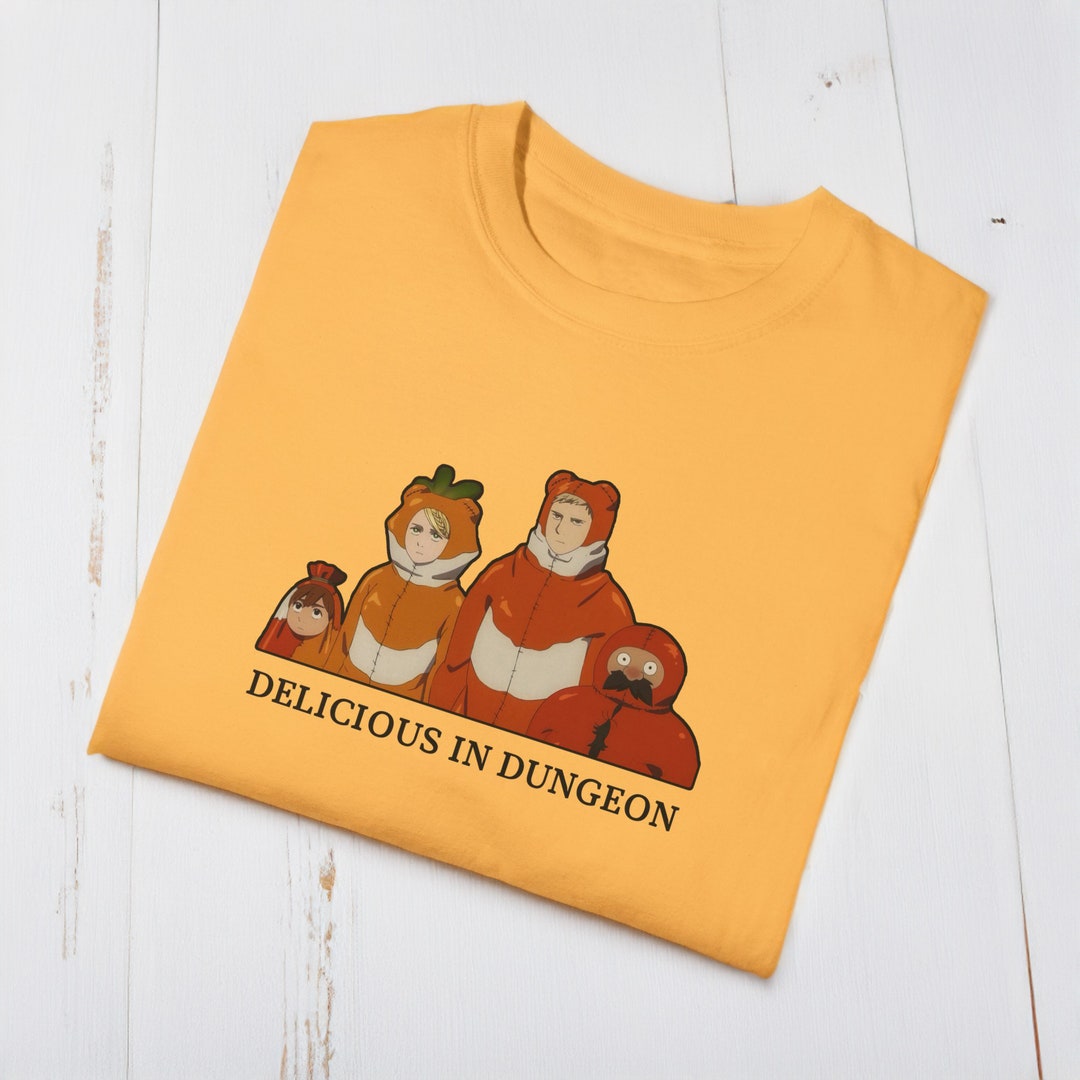 Dungeon Meshi Unisex T-shirt, Frog Suits Delicious in Dungeon Anime - Etsy