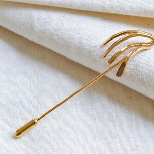 VTG Mid-century Modernist Stick Pin • Small Petite Lapel Pin Brooch ...