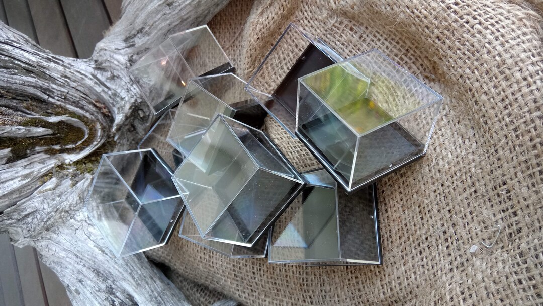 Clear Containers, Mineral Containers, Gemstone Containers, 40x40x33mm ...