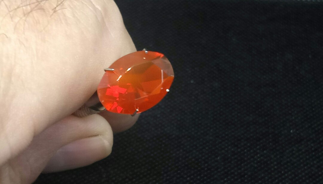 Fire Opal, Mexico, 15x11x7mm, 4.50ct., Oval, Gemstone, Collector's ...