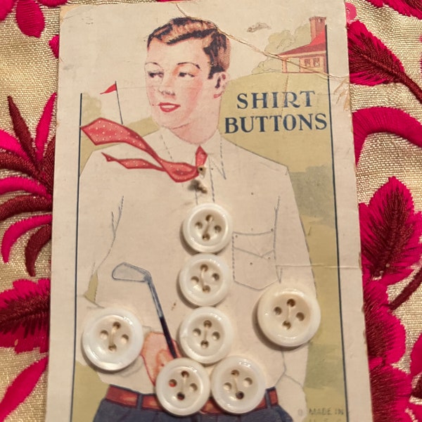 Vintage Button Cards - Etsy
