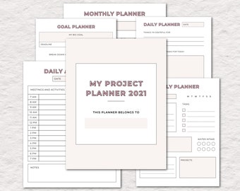 2024 Canva Planner 2024 Digital Planner Editable Canva Planner Template ...