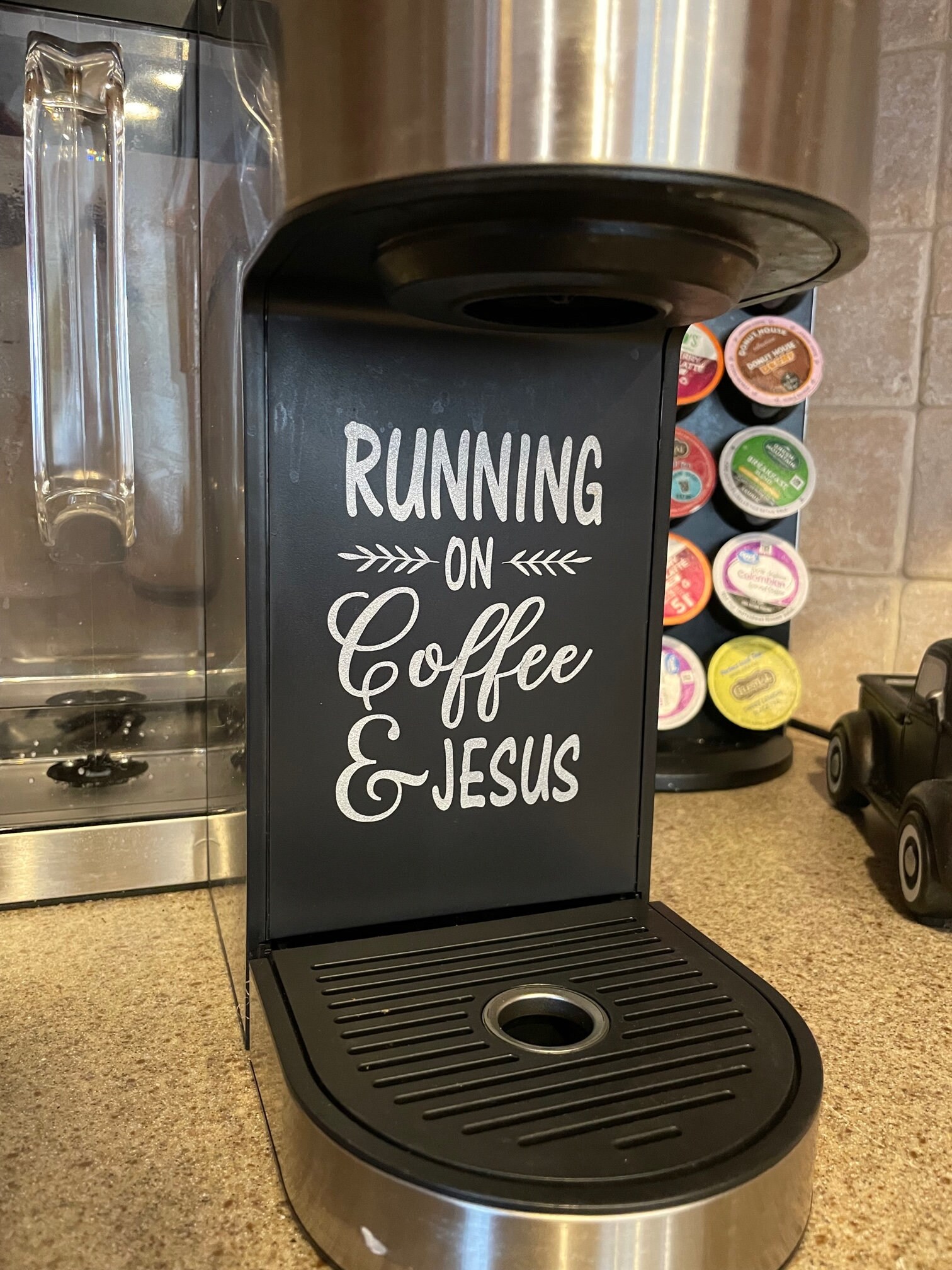 Running on Coffee and Jesus SVG JPG Png File, Perfectly Sized for ...
