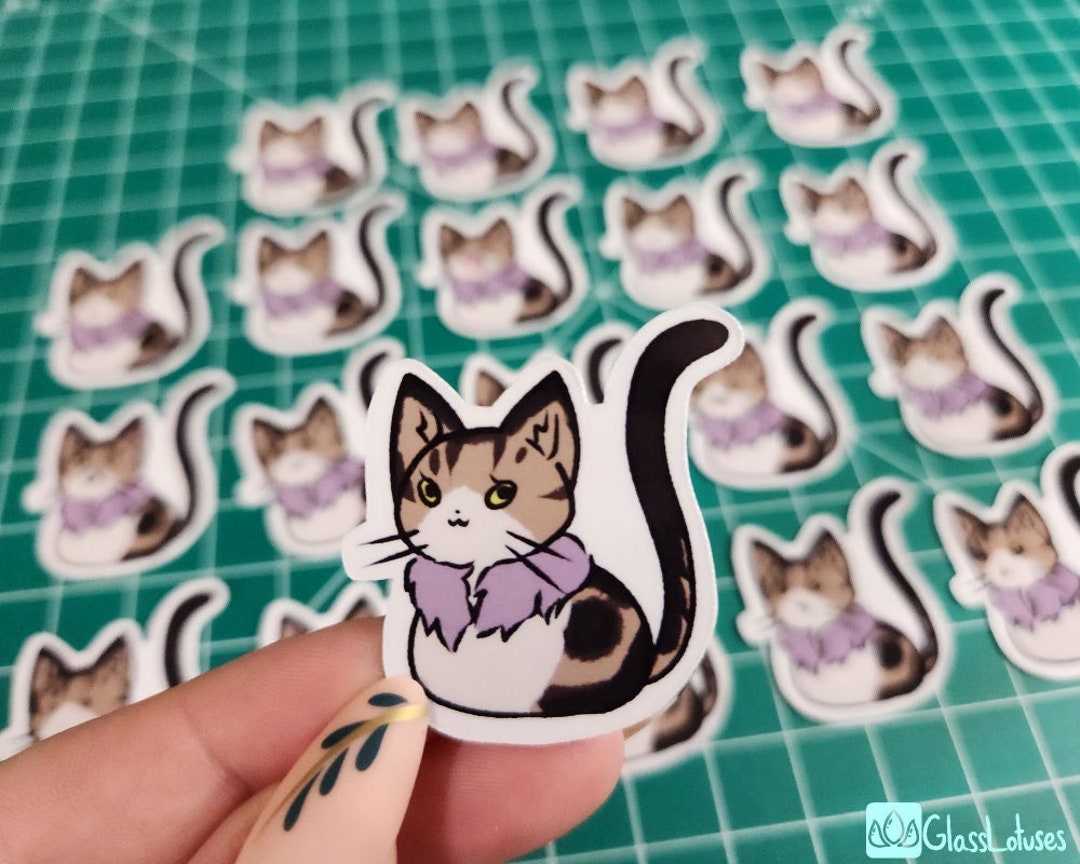 Custom Cat Vinyl Sticker Pack - 20 Unique Stickers, Water Proof ...