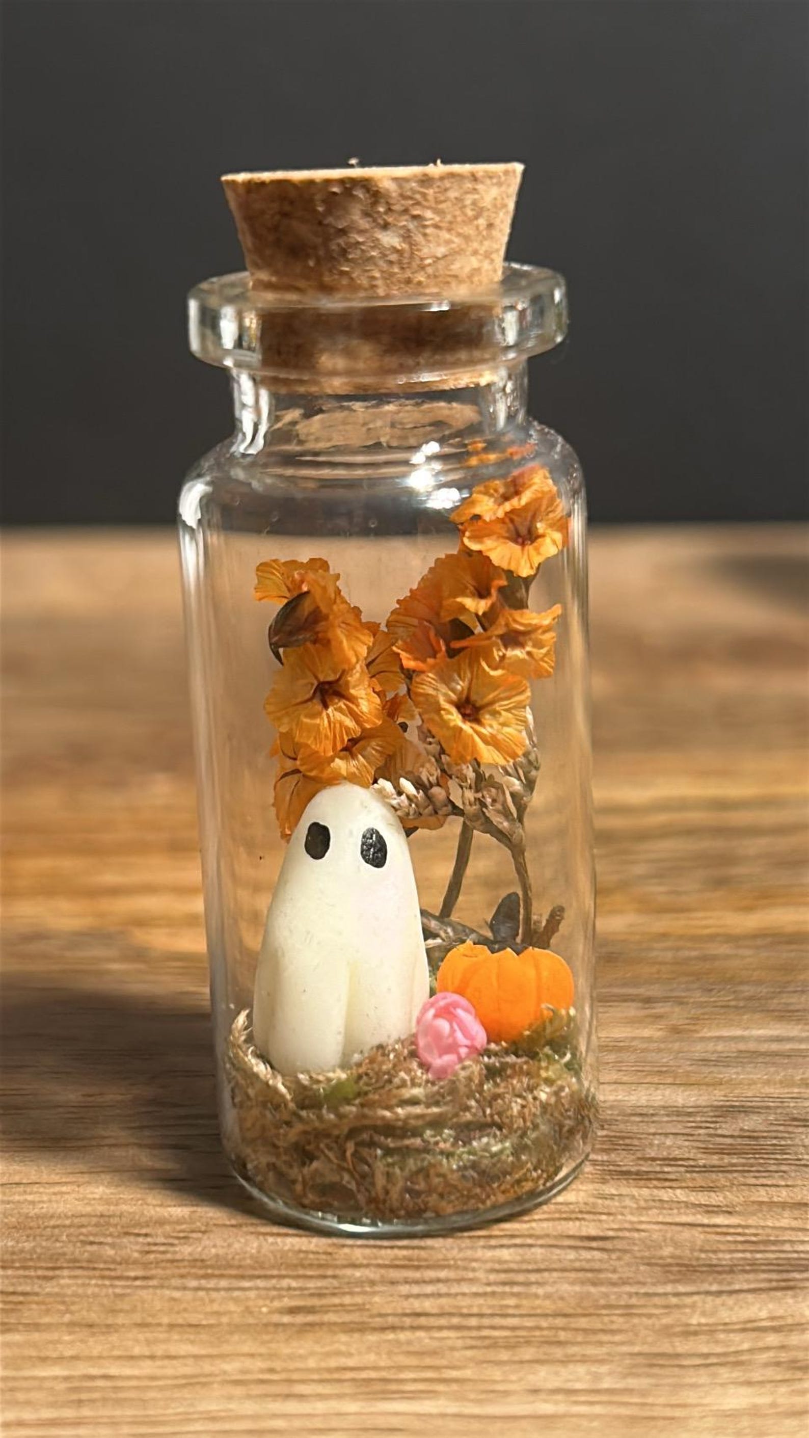 Glow-in-the-dark Pet Ghost in a Jar: Handmade Polymer Clay Art - Etsy
