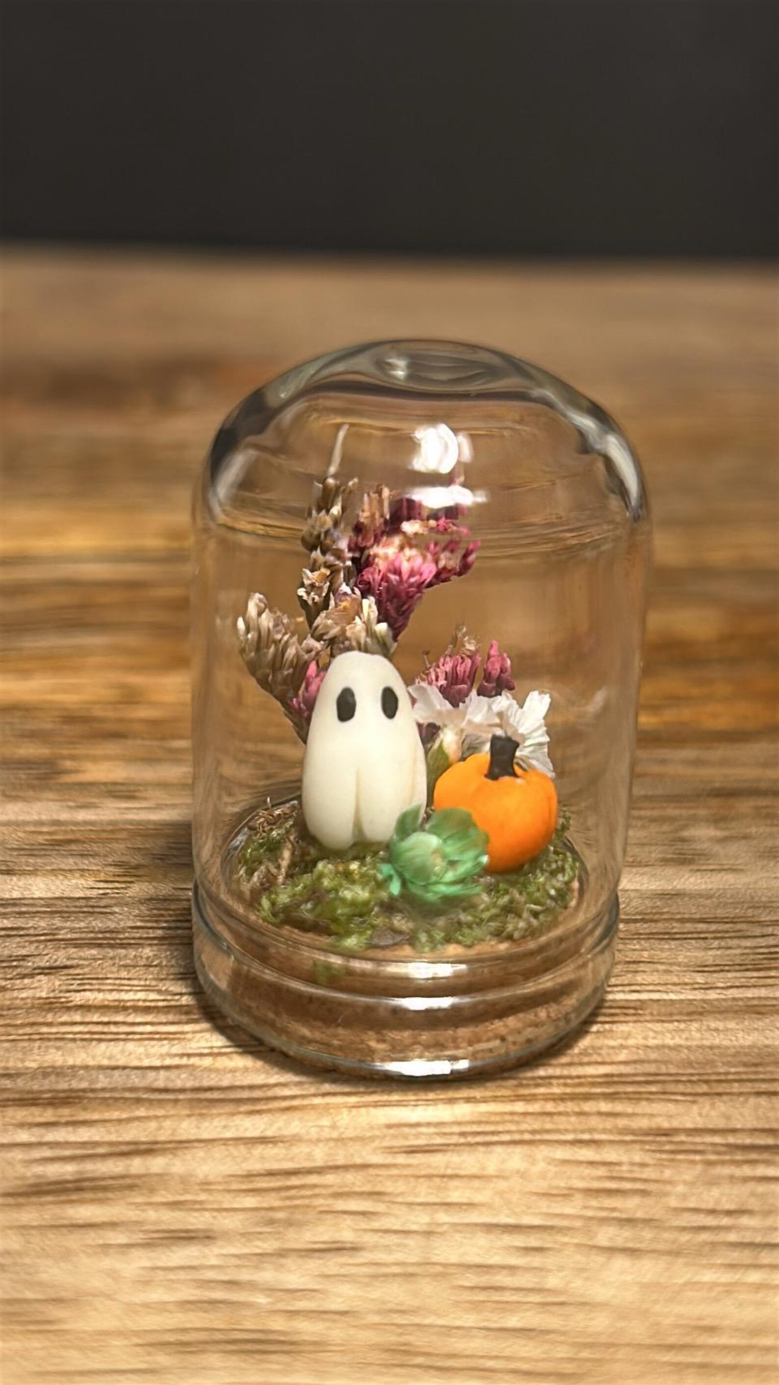 Mini Ghost in a Jar: Glow in the Dark Pet - Handmade Terrarium - Etsy