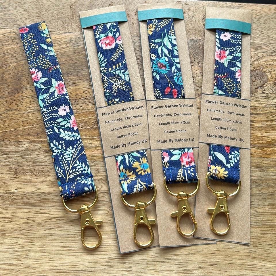 Wristlet, Floral Lanyard, Flower, Gift, Floral Print, Wristlets ...
