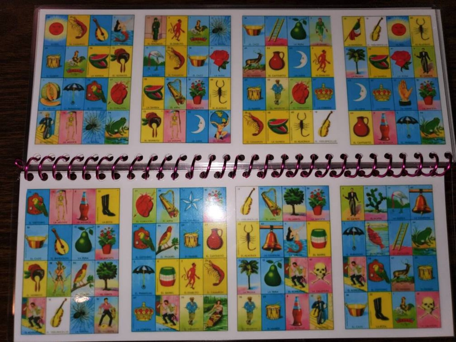 Notebook Mexican Loteria Bingo Chalupa Game 32 Mini Boards - Etsy
