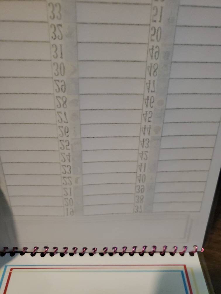 New Notebook 30 Sheets Loteria Libreta Rifas Familia Reunion | Etsy