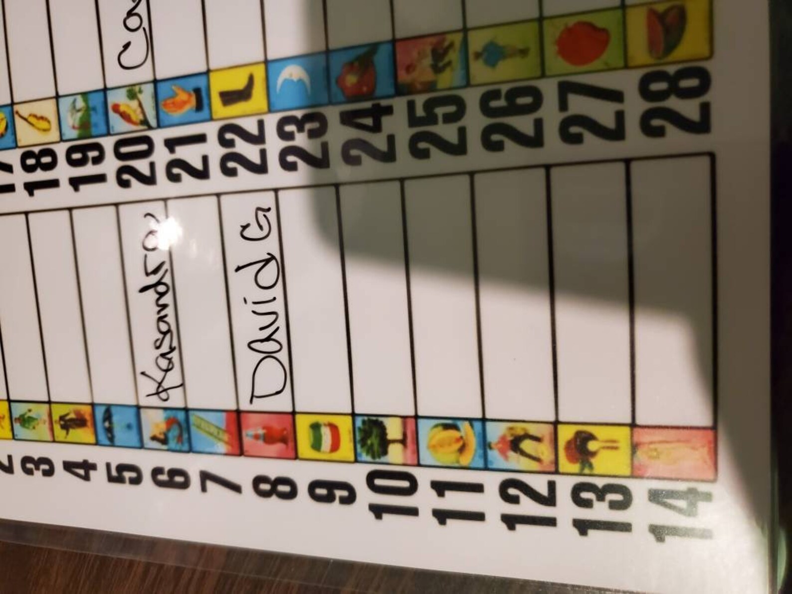 New 1 Laminated Loteria Raffle Note Sheet Bingo Chalupa - Etsy