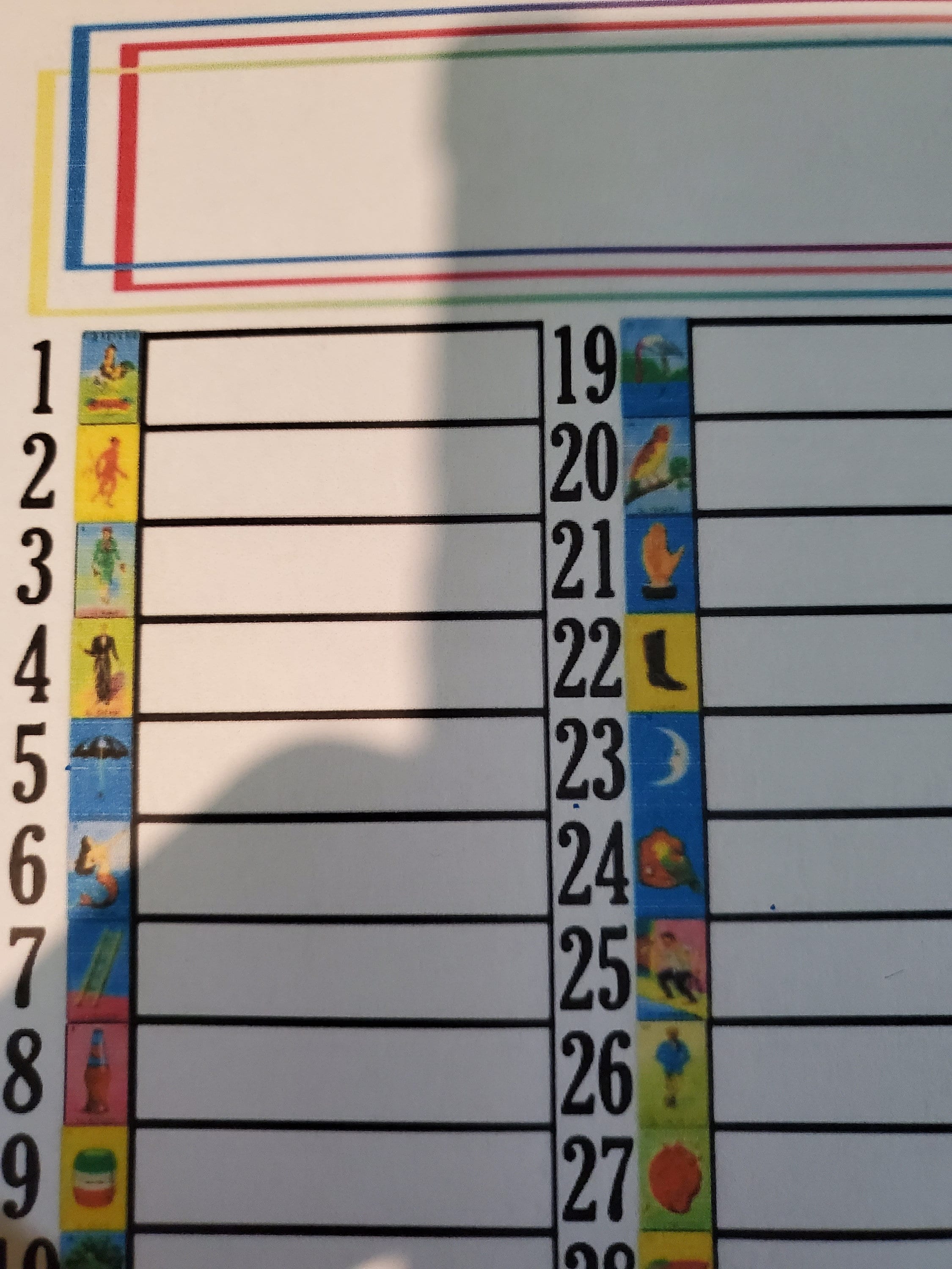 25 Lotería Rifa Hoja de Notas PAPEL Bingo Chalupa Números e - Etsy España